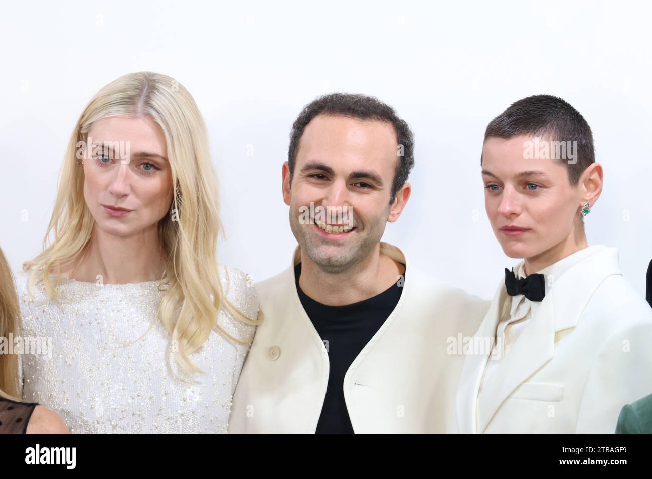 Elizabeth Debicki, Khalid Abdalla and Emma Corrin, THE CROWN Finale ...