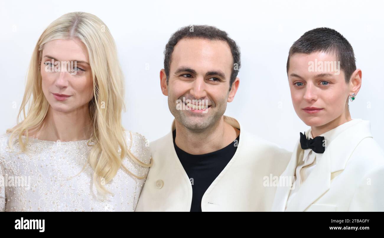 Elizabeth Debicki, Khalid Abdalla and Emma Corrin, THE CROWN Finale ...