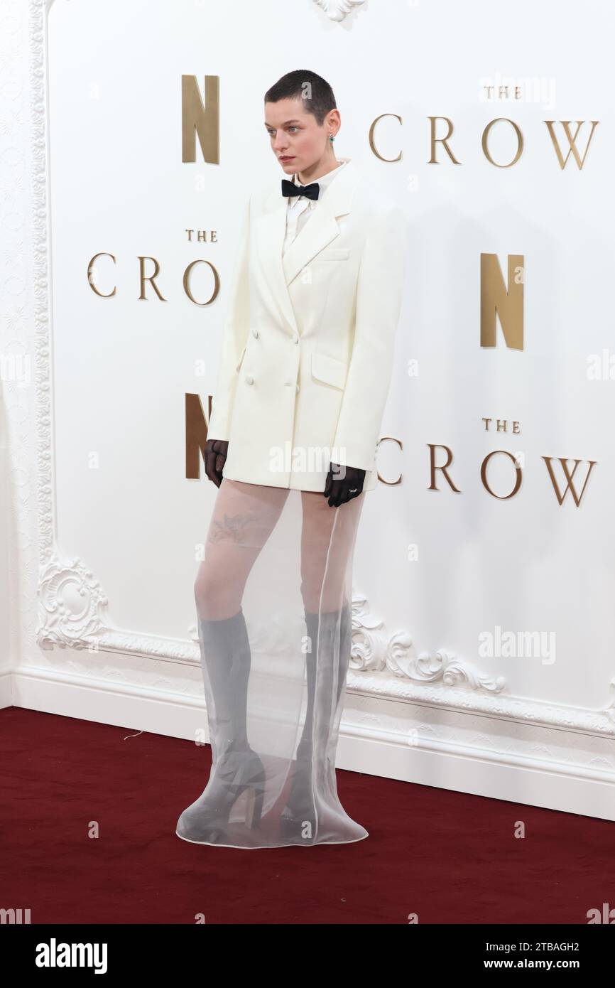 Emma Corrin, THE CROWN Finale Celebration, Final Season 6, Southbank ...