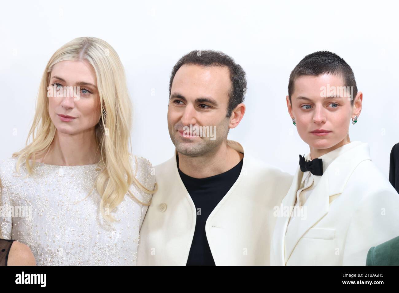 Elizabeth Debicki, Khalid Abdalla and Emma Corrin, THE CROWN Finale ...
