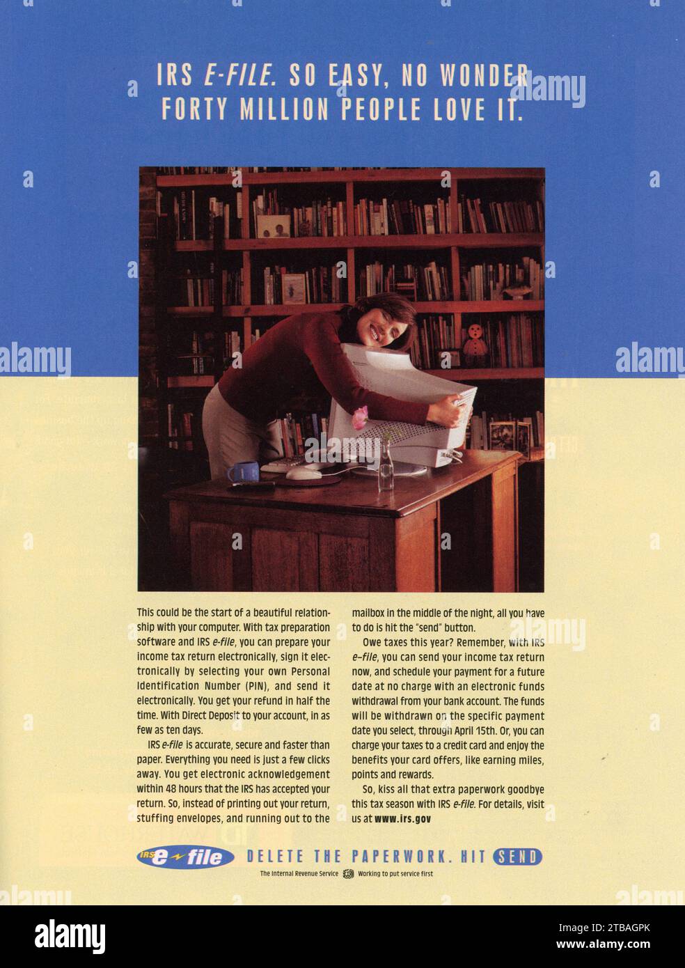 Vintage "Time" magazine 4 February 2002 issue Advert, USA Stock Photo ...