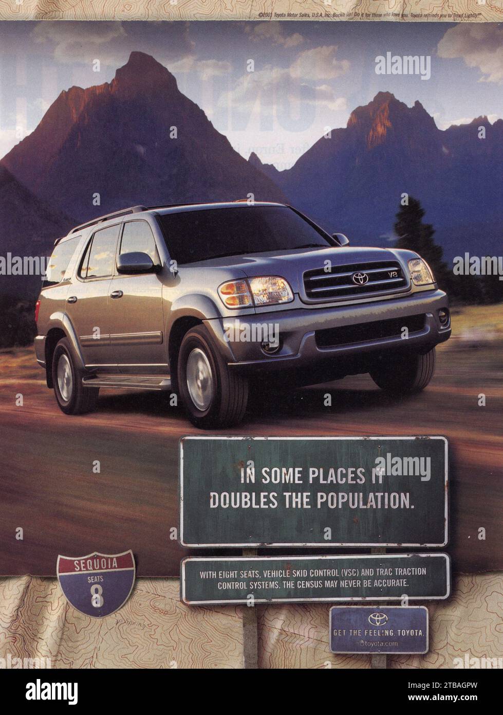 Vintage "Time" magazine 4 February 2002 issue Advert, USA Stock Photo ...