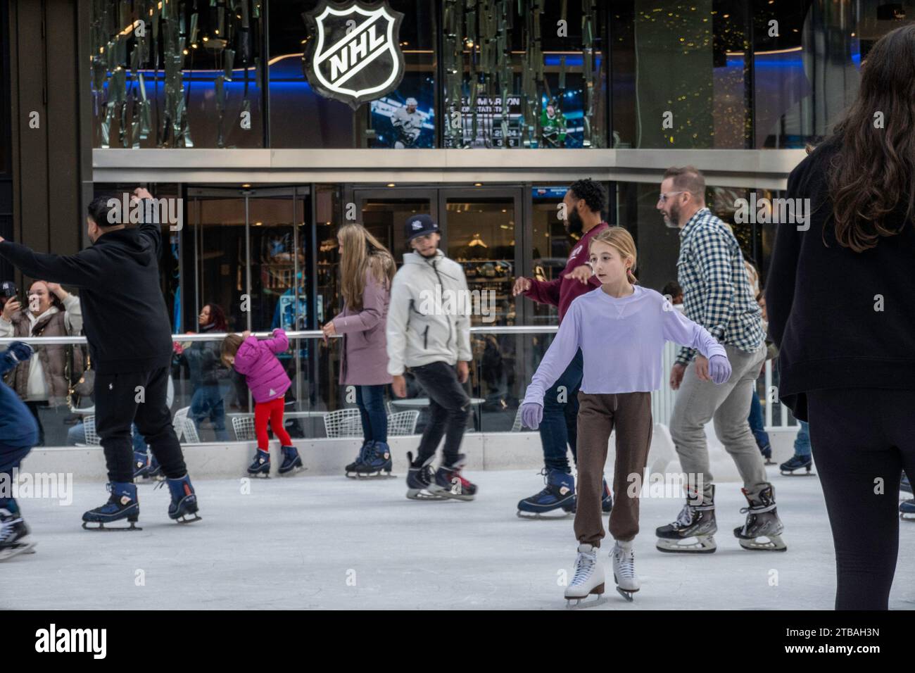 A public winter ice skating rink is located in front of the National ...