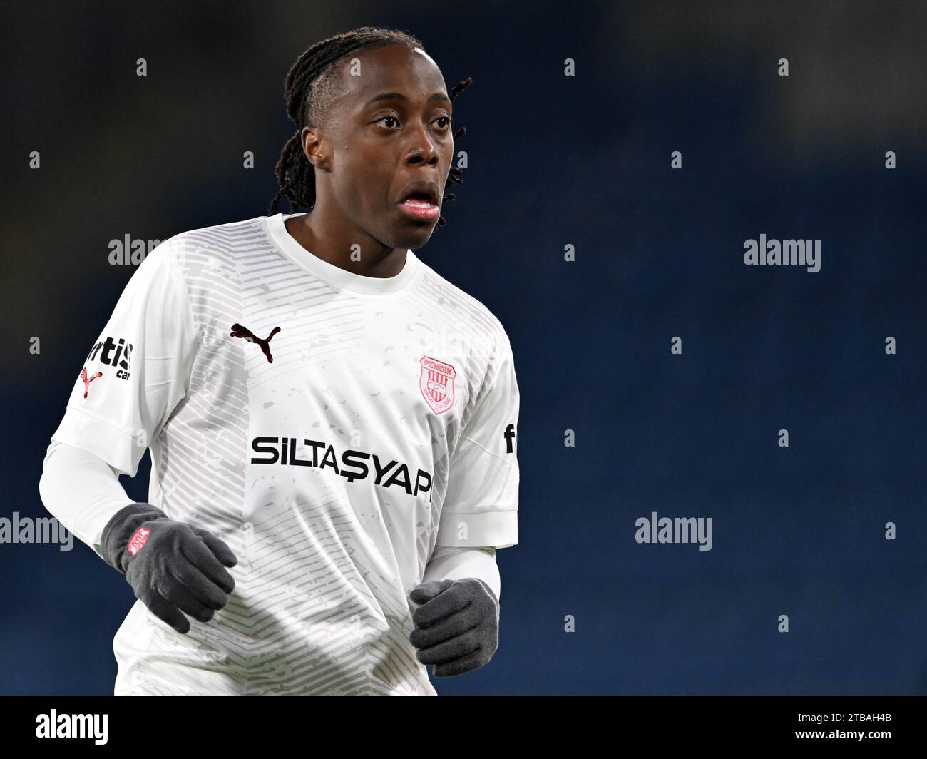 ISTANBUL - Arnaud Lusamba of Pendikspor AS during the Turkish Super Lig ...