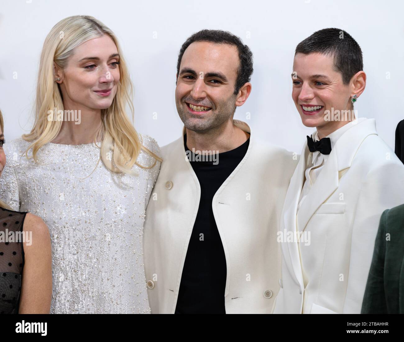 London, UK. December 5th, 2023. Elizabeth Debicki, Khalid Abdalla and ...