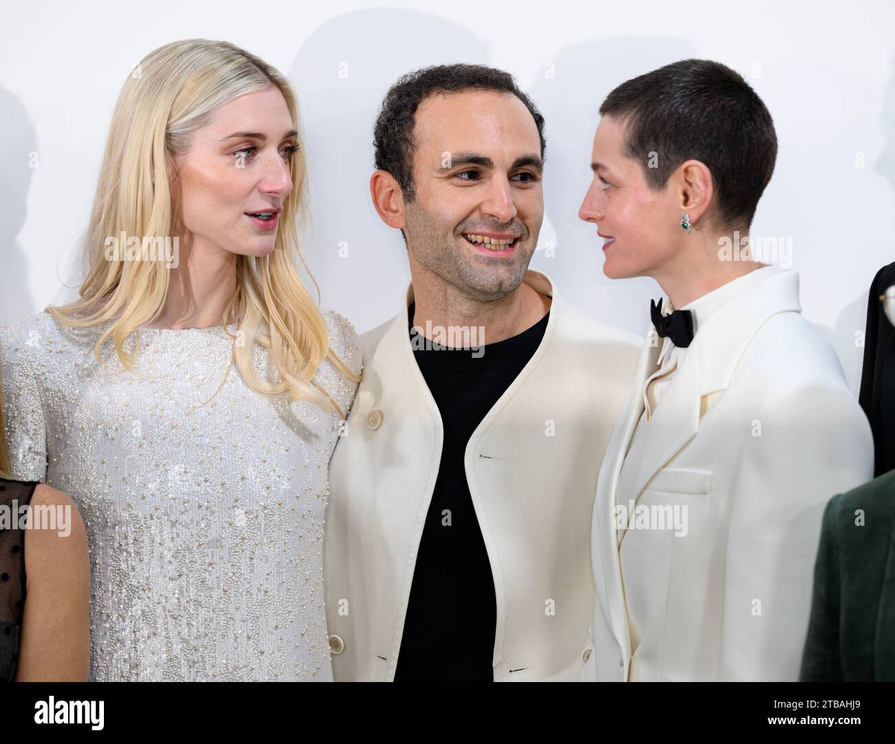 London, UK. December 5th, 2023. Elizabeth Debicki, Khalid Abdalla and ...
