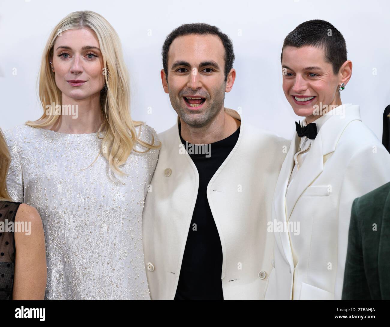 London, UK. December 5th, 2023. Elizabeth Debicki, Khalid Abdalla and ...