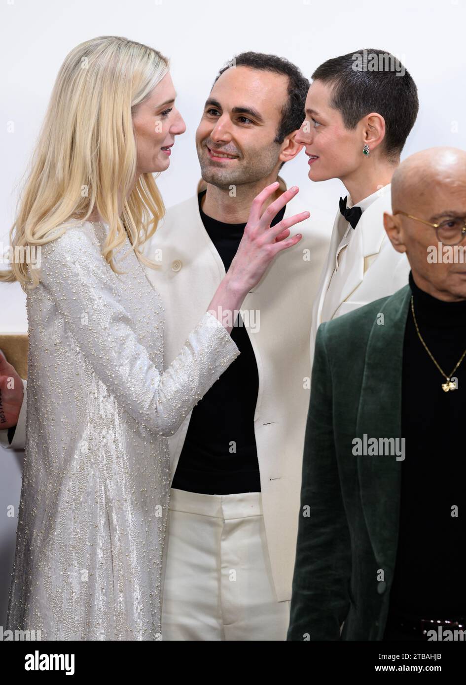 London, UK. December 5th, 2023. Elizabeth Debicki, Khalid Abdalla and ...