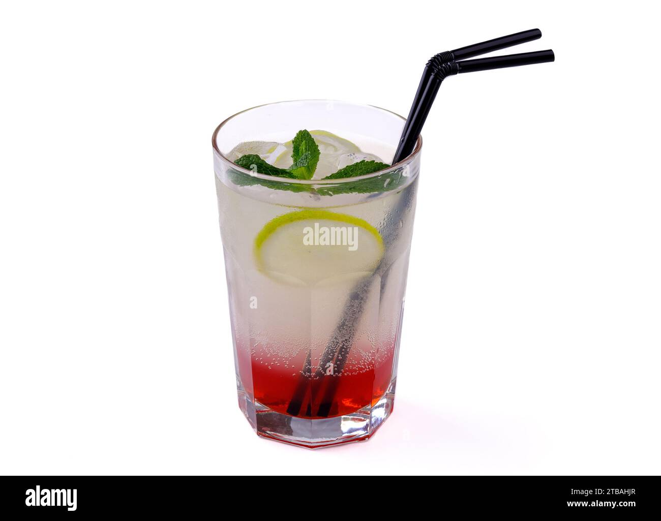 appetizing fresh lemonade on a white background for food delivery site ...