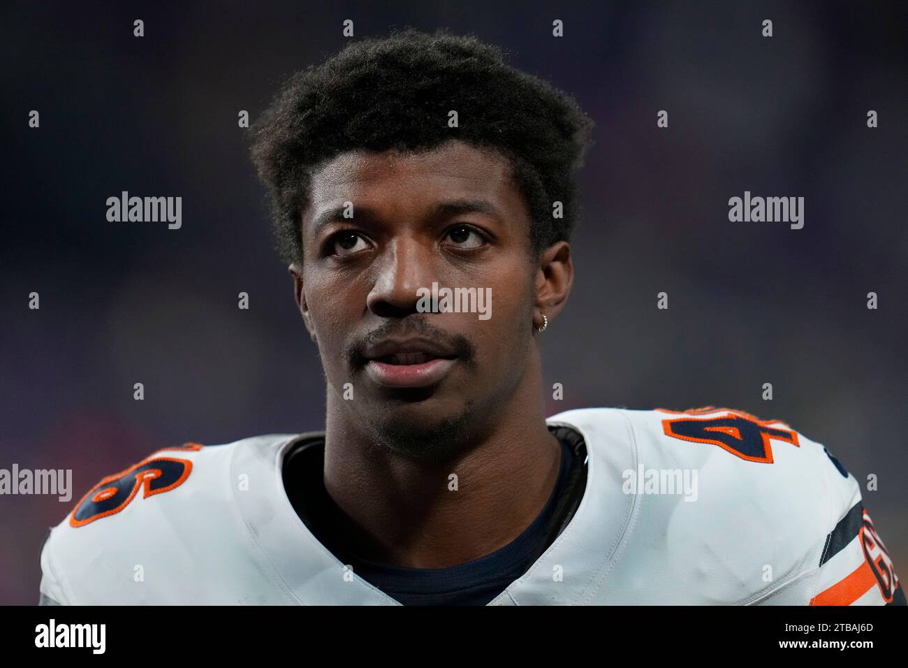 Chicago Bears defensive back Christian Matthew (46) walks off the field ...