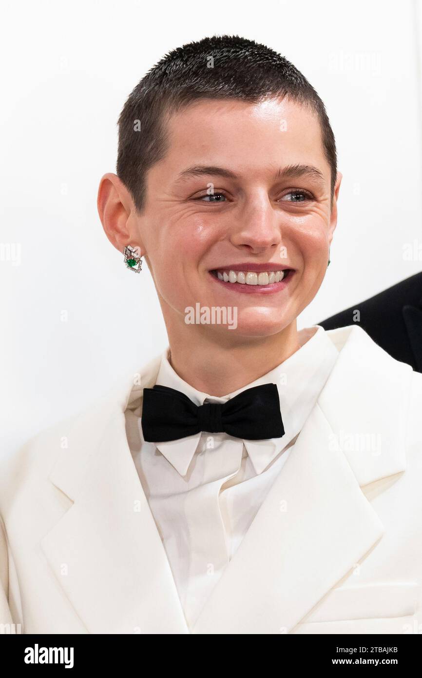 Emma Corrin poses for photographers upon arrival at the premiere for ...