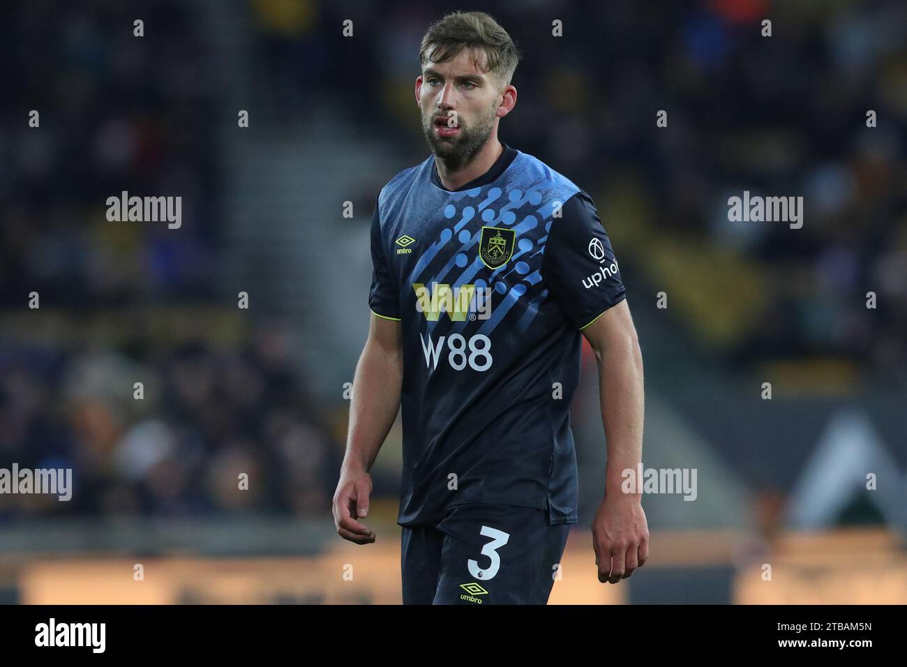 Charlie Taylor #3 of Burnley during the Premier League match ...