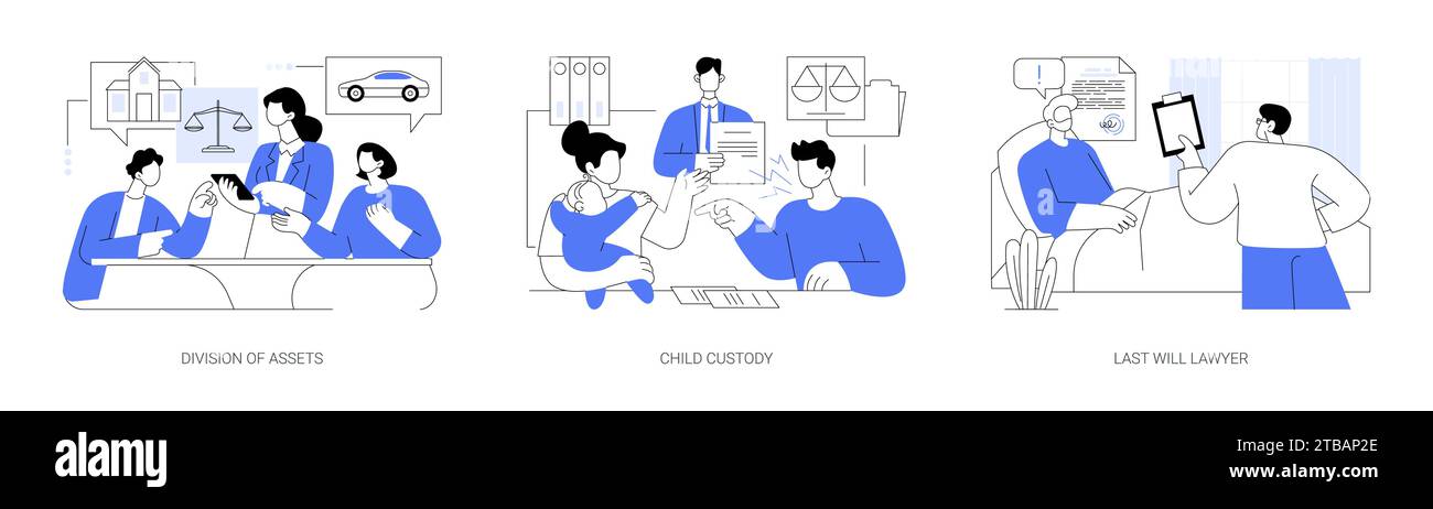 Legal services isolated cartoon vector illustrations se Stock Vector ...