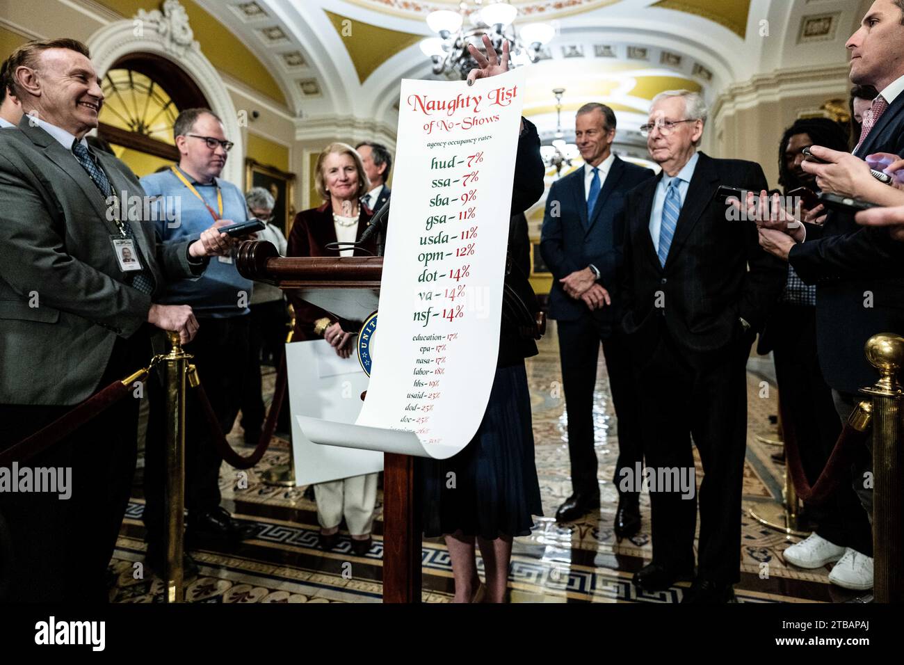Washington, United States. 05th Dec, 2023. U.S. Senator Joni Ernst (R ...