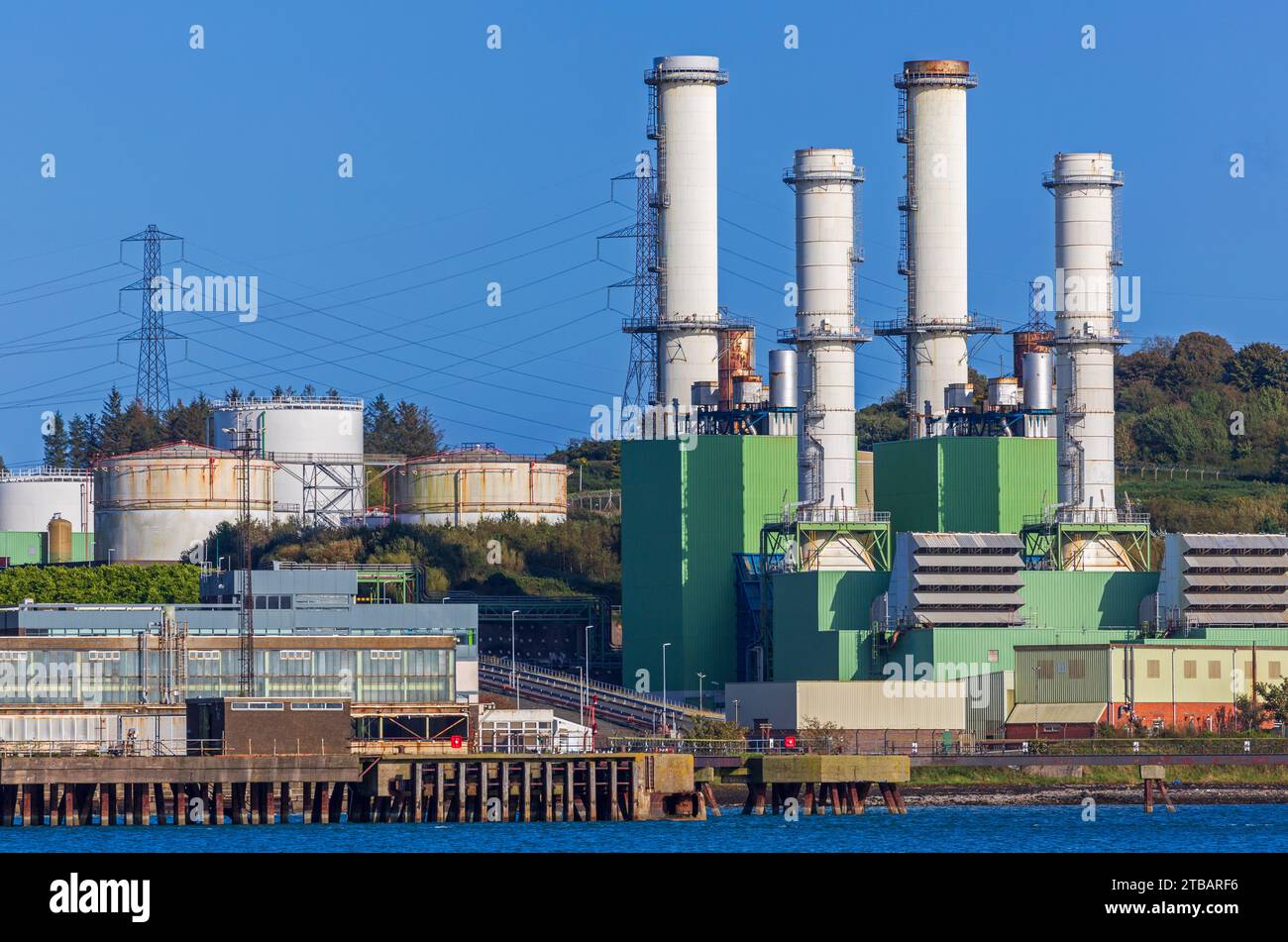 Ballylumford Power Sation, Larne, County Antrim, Northern Ireland ...