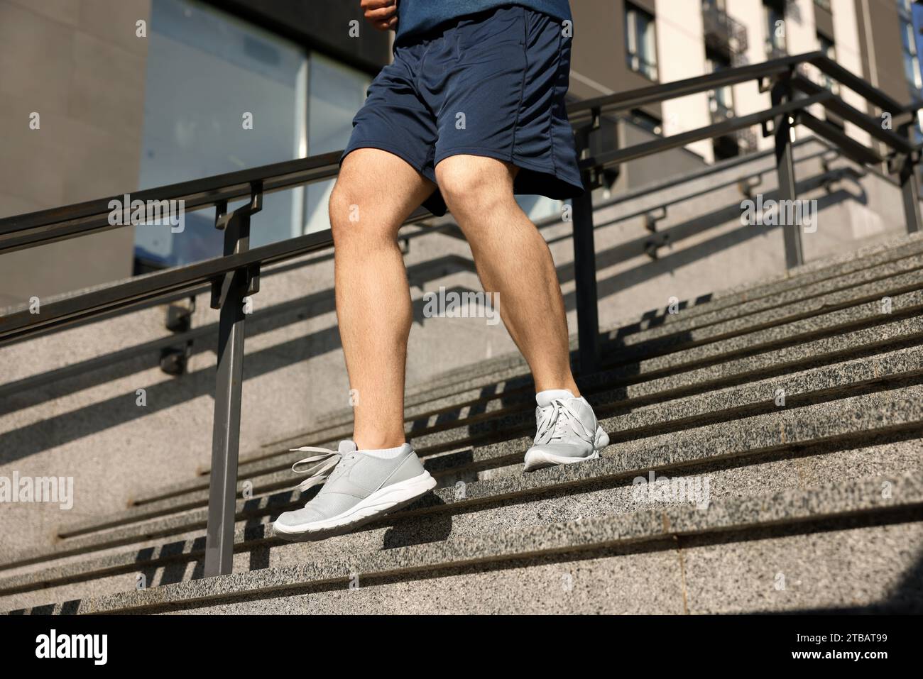 Running down stairs feet hi-res stock photography and images - Alamy