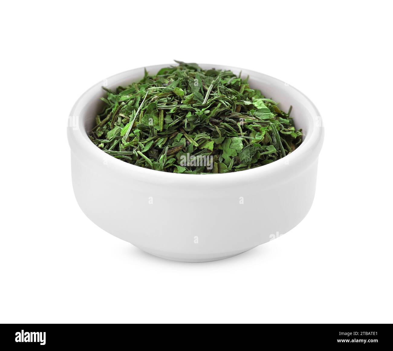 Bowl dried herbs on Cut Out Stock Images & Pictures - Alamy