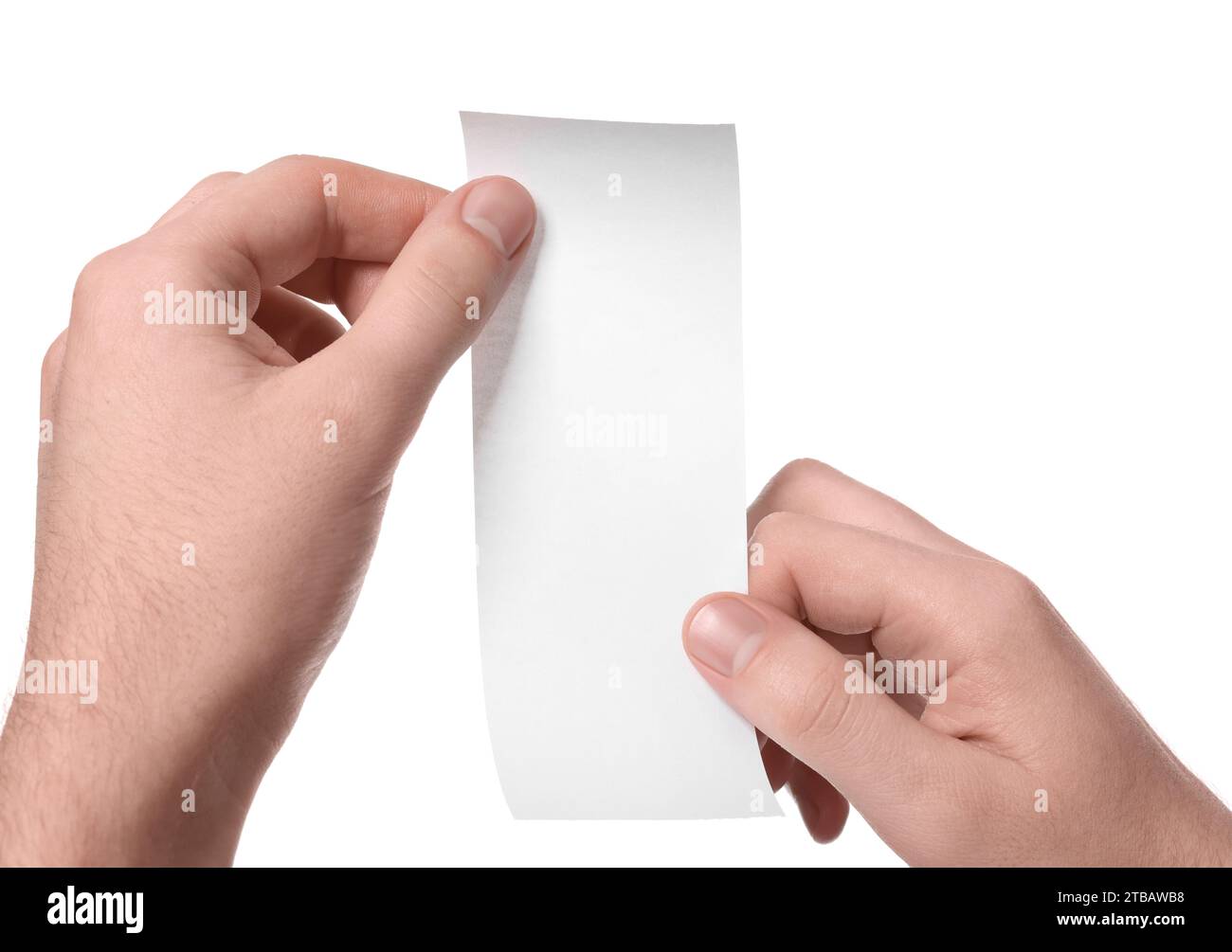 Man holding piece of paper hi-res stock photography and images - Alamy