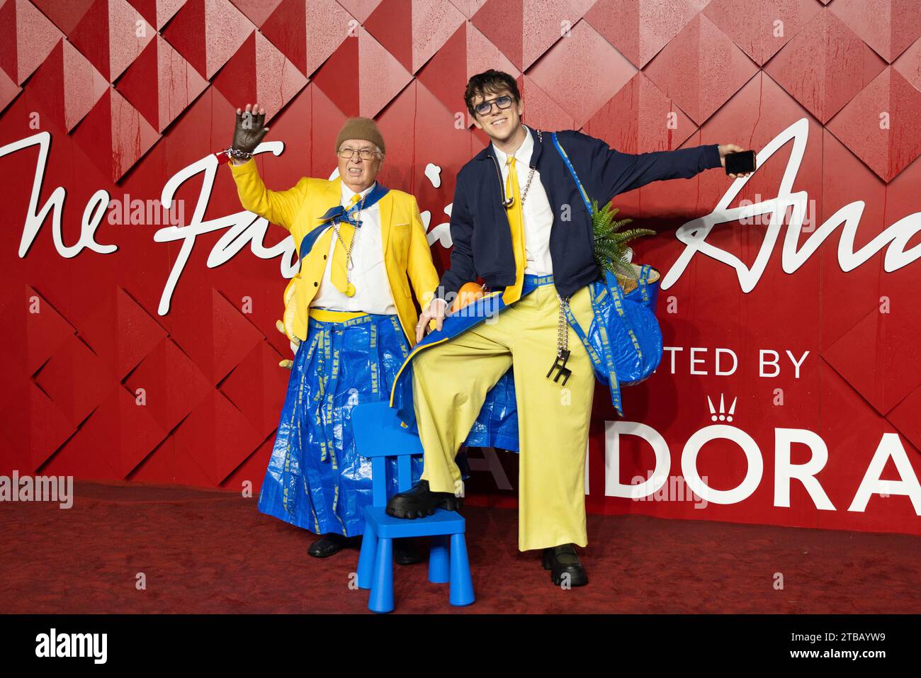 Ray Bull and Zac Alsop pose for photographers upon arrival at the ...