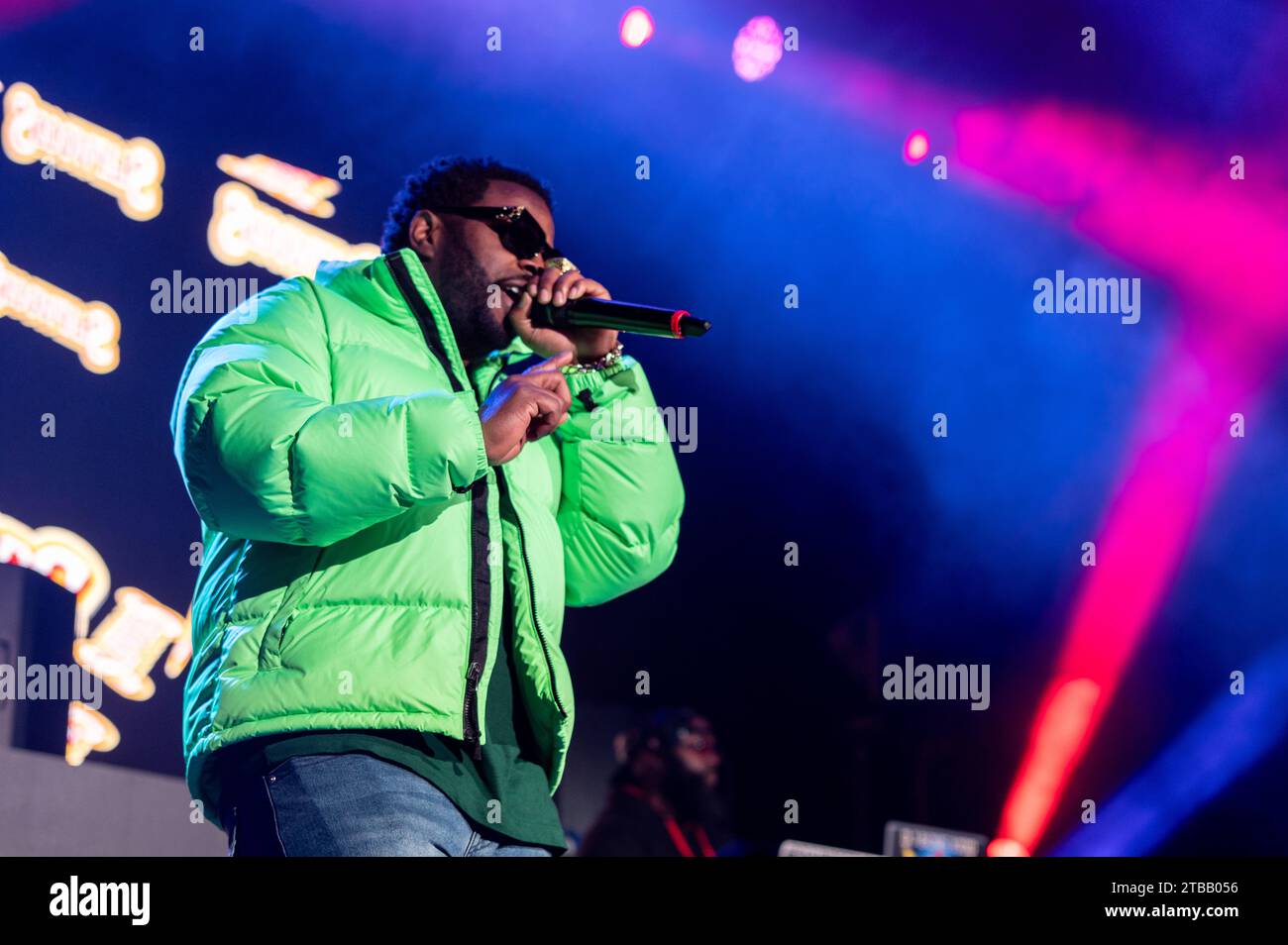 London, United Kingdom. 5th December 2023. Rap artist J Spades performs ...