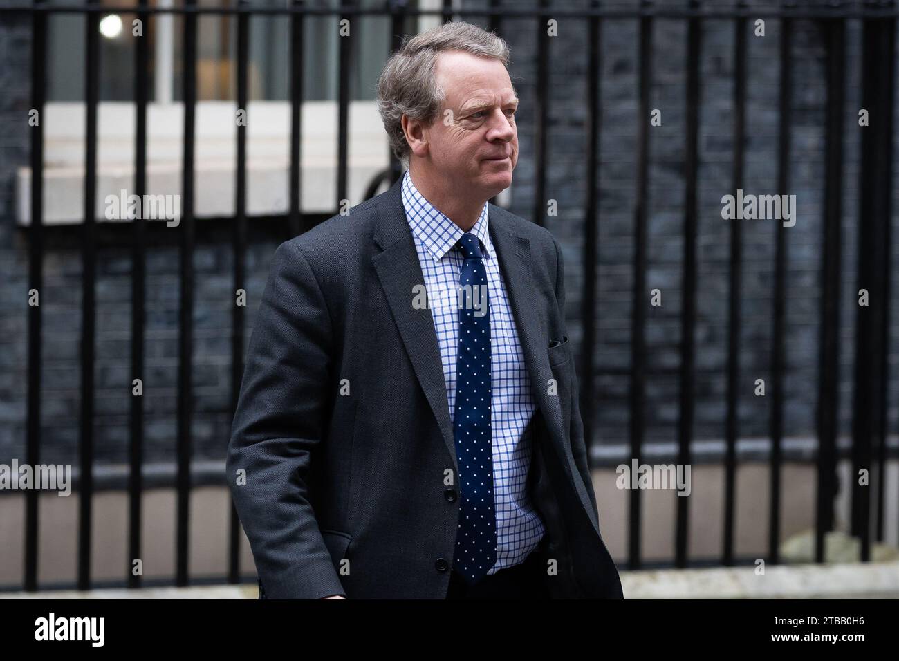 London, UK. 22nd Nov, 2023. Alister Jack leaves a cabinet meeting in ...