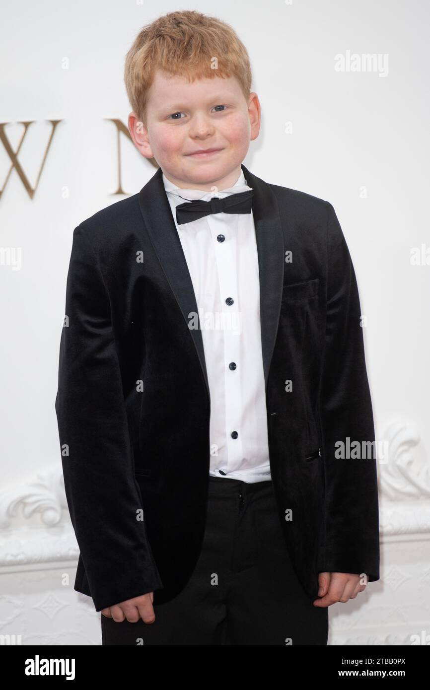 London, UK. 05 Dec, 2023. Pictured: Teddy Hawley attends The Crown's ...