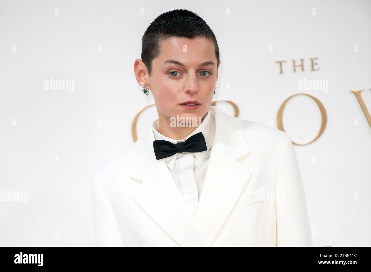 London, UK. 05 Dec, 2023. Pictured: Emma Corrin attends The Crown's ...