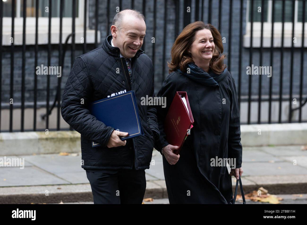 London, UK. 22nd Nov, 2023. Chris Heaton Harris and Gillian Keegan ...