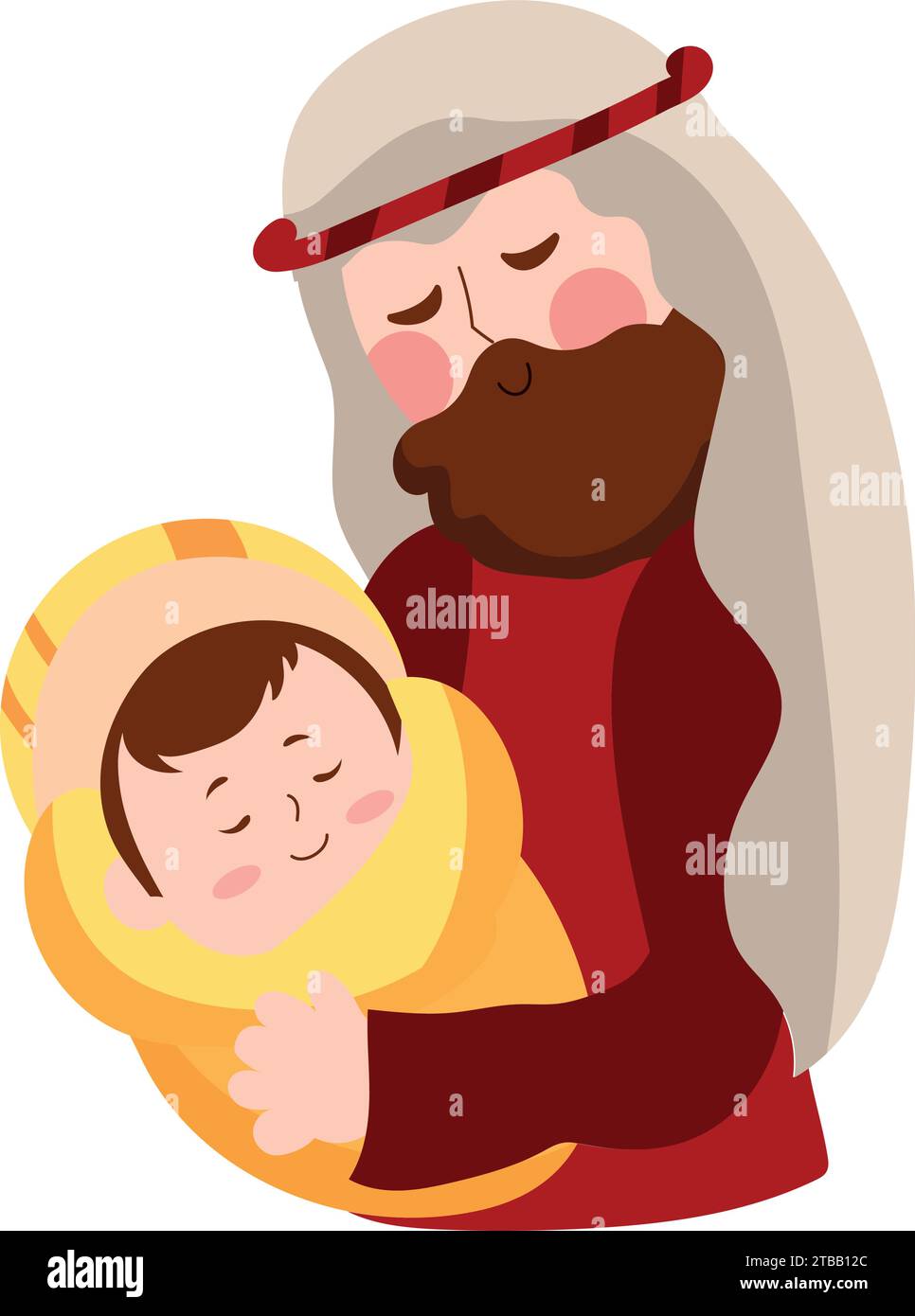 holy family joseph and baby jesus Stock Vector Image & Art - Alamy