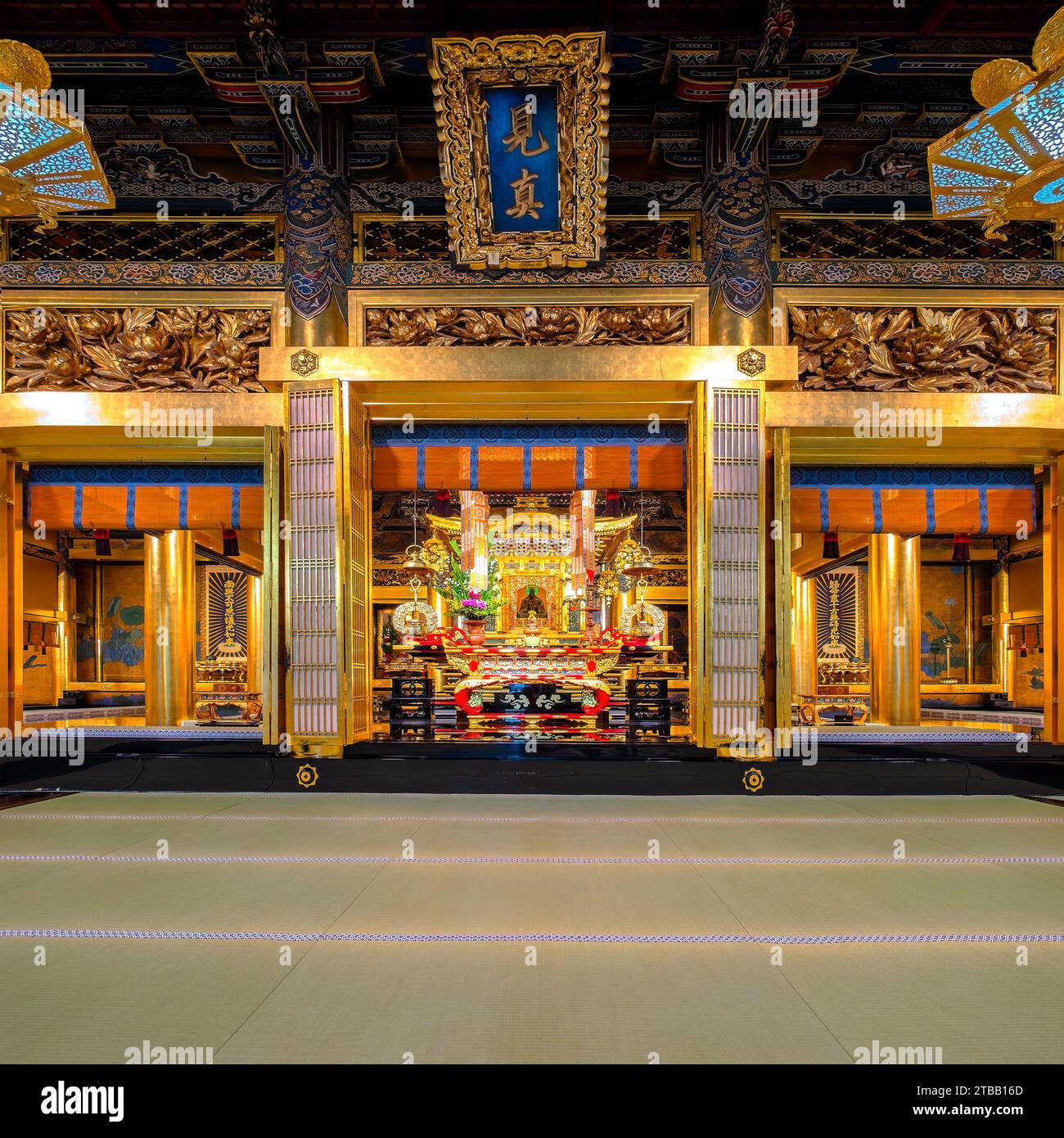 Kyoto, Japan - April 6 2023: Nishi Hongan-ji is one of two Jodo Shinshu ...