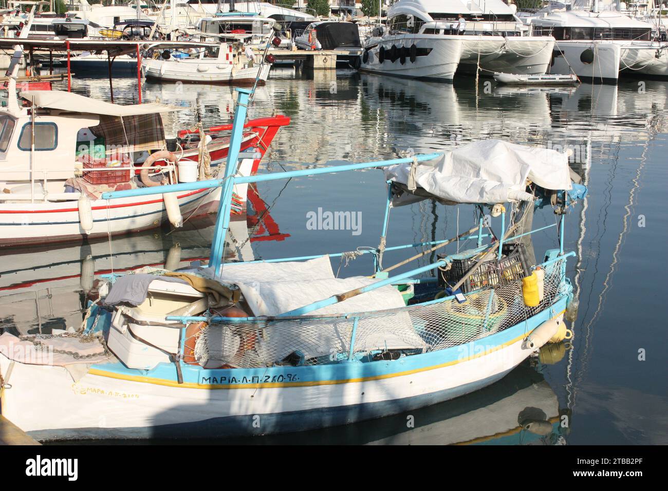 Boats in Zea Marina, Piraeus, Greece Stock Photo - Alamy