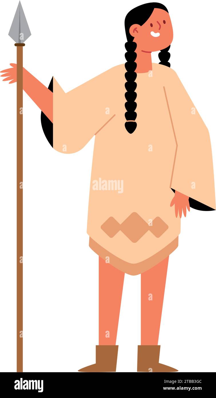 native american indian illustration vector isolated Stock Vector Image ...