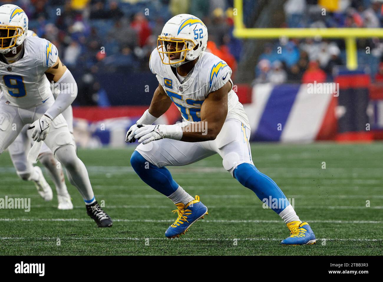 Los Angeles Chargers linebacker Khalil Mack during an NFL football game ...