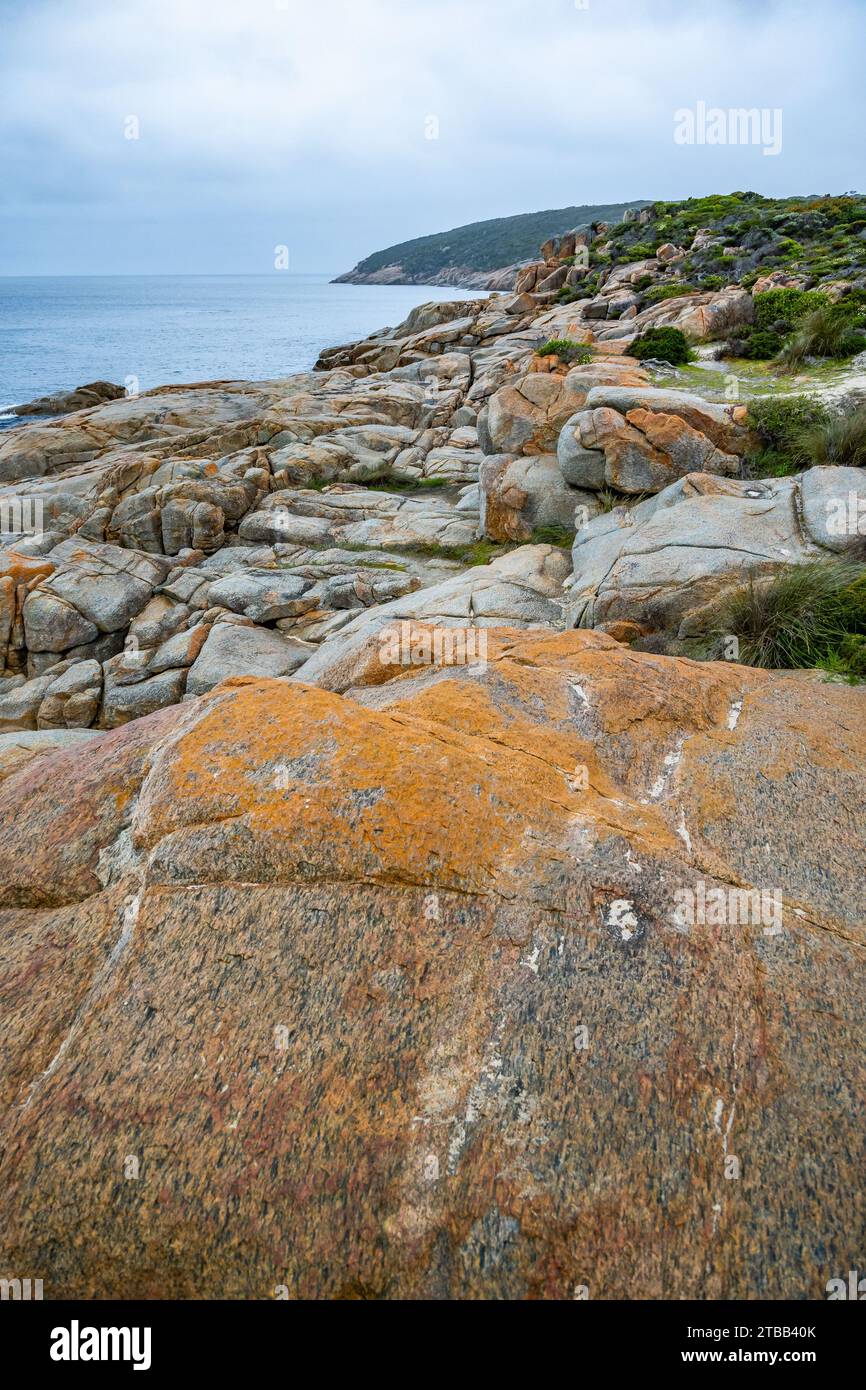 Tourist Rocks, granite outcrops along the coast. Cheynes, Western ...