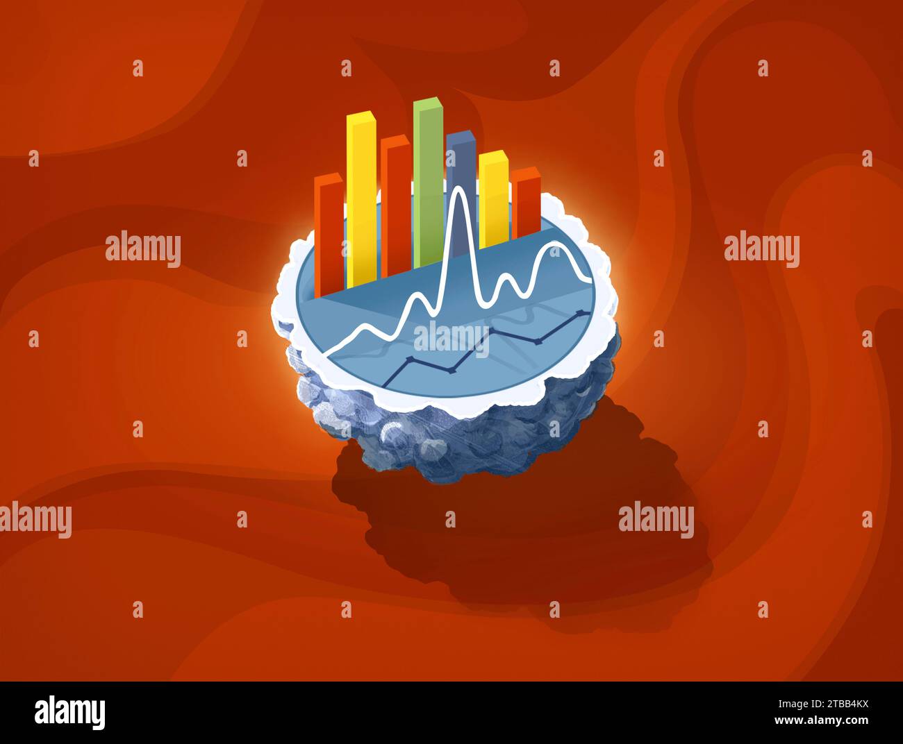 Virus statistics, conceptual illustration Stock Photo - Alamy