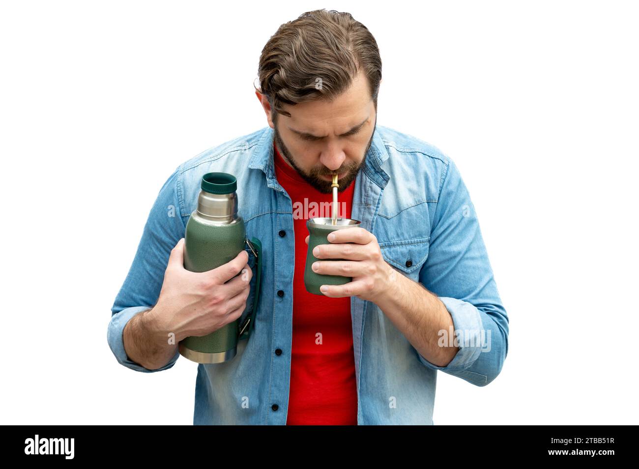 Chile man drinking water hi-res stock photography and images - Alamy
