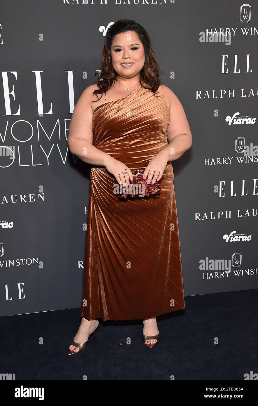 Hollywood, USA. 05th Dec, 2023. Linda Yvette Chavez arriving at ELLE to ...