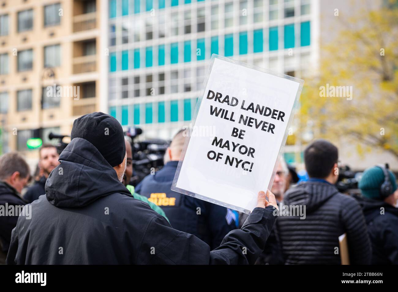 New York City, USA. 05th Dec, 2023. A rally was held in Union Square ...