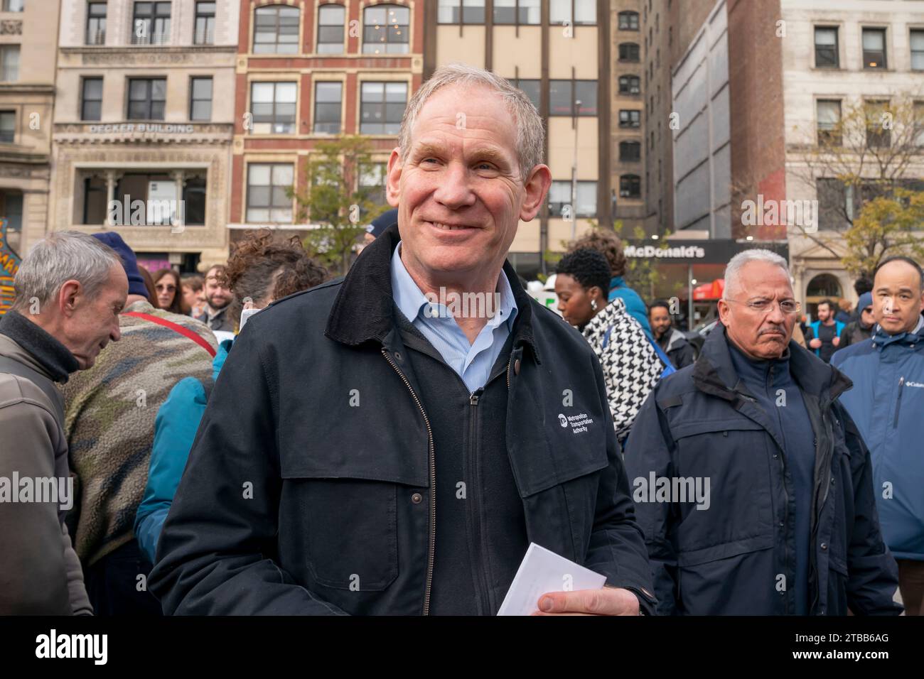 New York, United States. 05th Dec, 2023. Chair and CEO of MTA Janno ...
