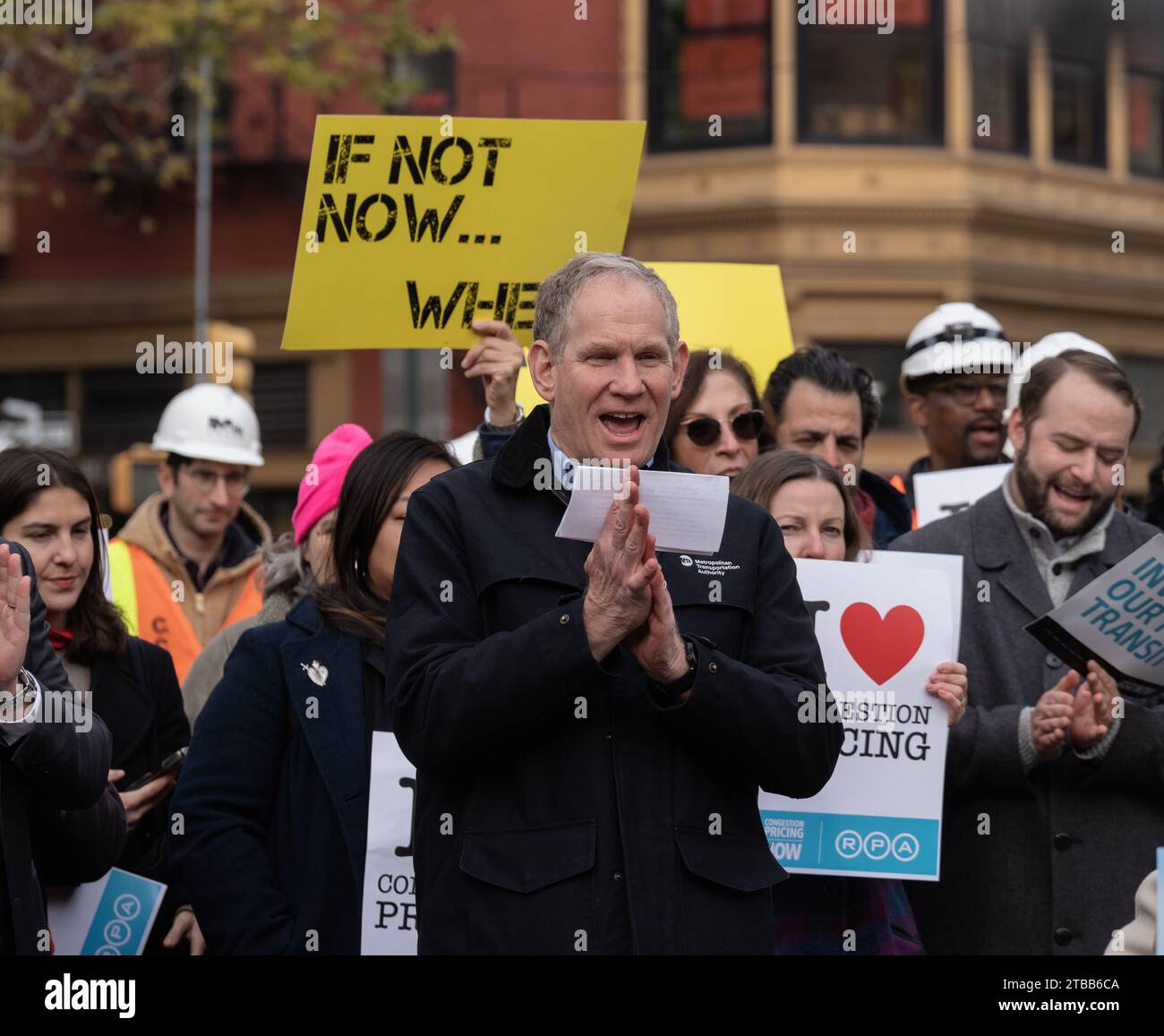 New York City, USA. 05th Dec, 2023. MTA Chairman Janno Lieberman ...