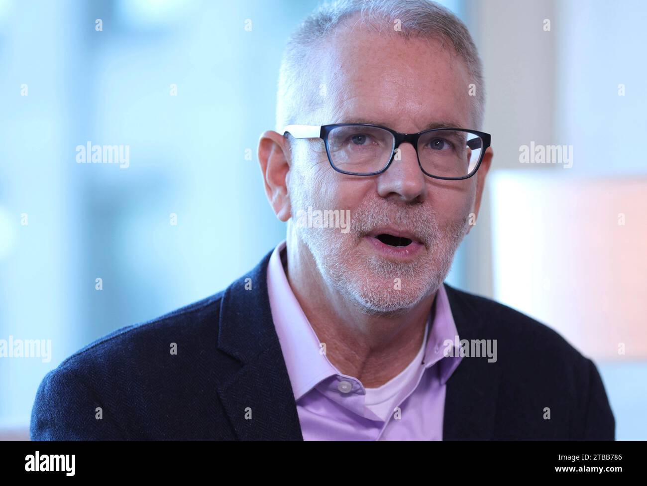 A film director Chris Buck attends an inter view in Tokyo on Dec. 6 ...
