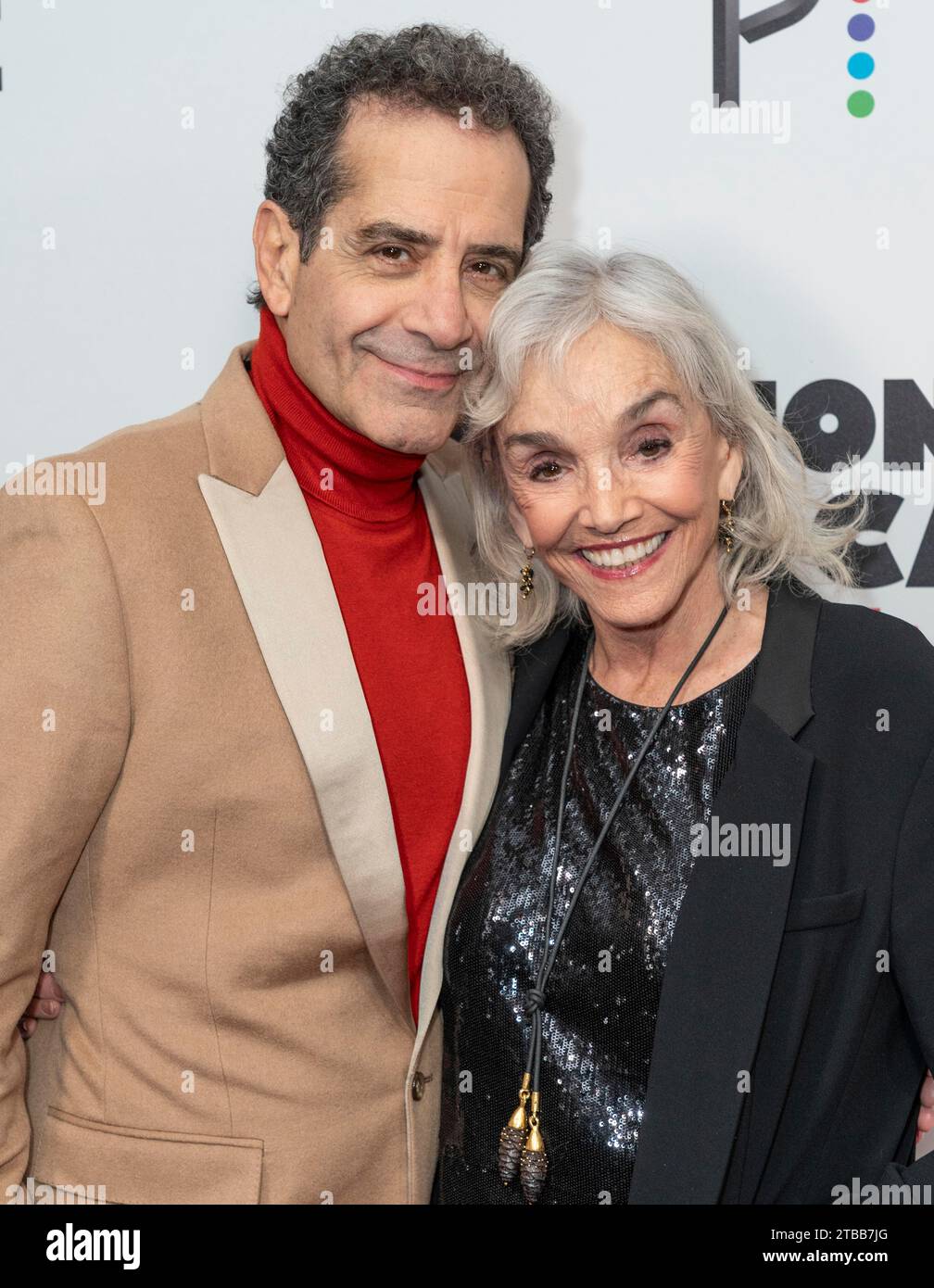 New York, New York, USA. 5th Dec, 2023. Tony Shalhoub and Brooke Adams ...