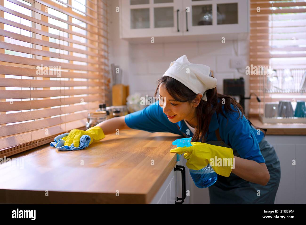 Housekeeping staff clean the house. Service and occupation concept ...