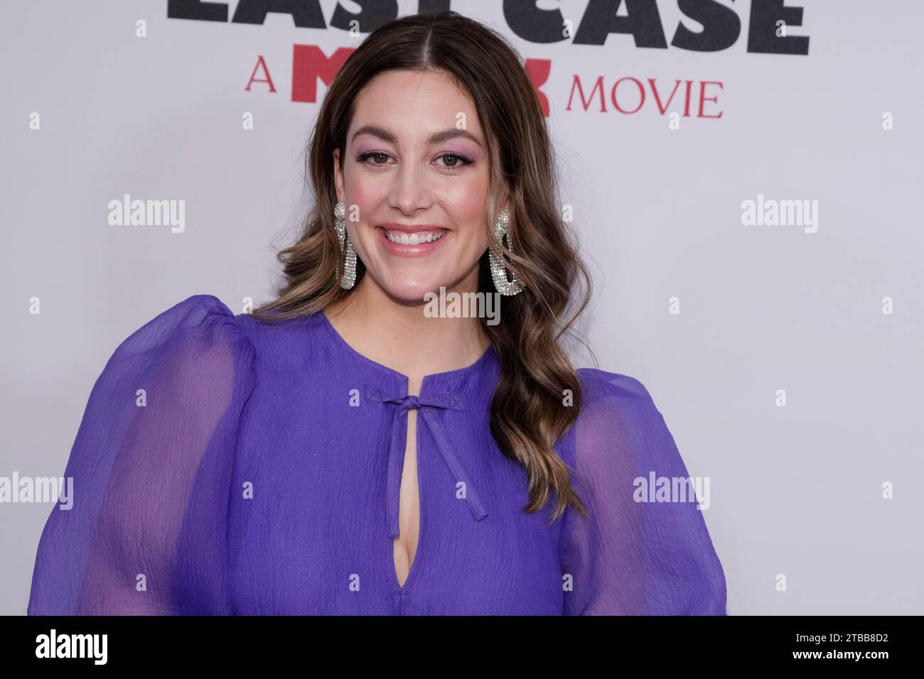 Caitlin McGee attends the "Mr. Monk's Last Case: A Monk Movie" premiere ...