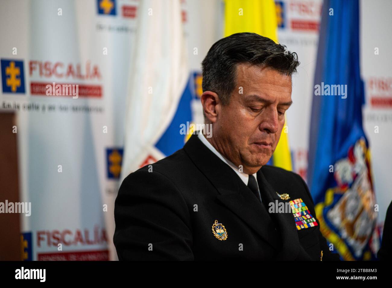 Bogota, Colombia. 05th Dec, 2023. Colombian navy commander Admiral ...