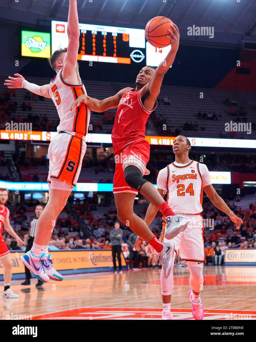 SYRACUSE, NY - DECEMBER 05: Cornell Big Red Guard Nazir Williams (1 ...