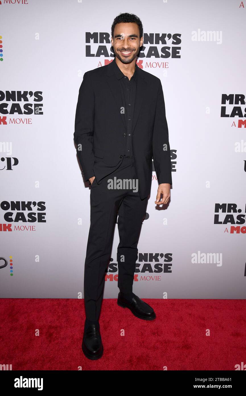 New York, USA. 05th Dec, 2023. Austin Scott attends Peacock's 'Mr. Monk ...