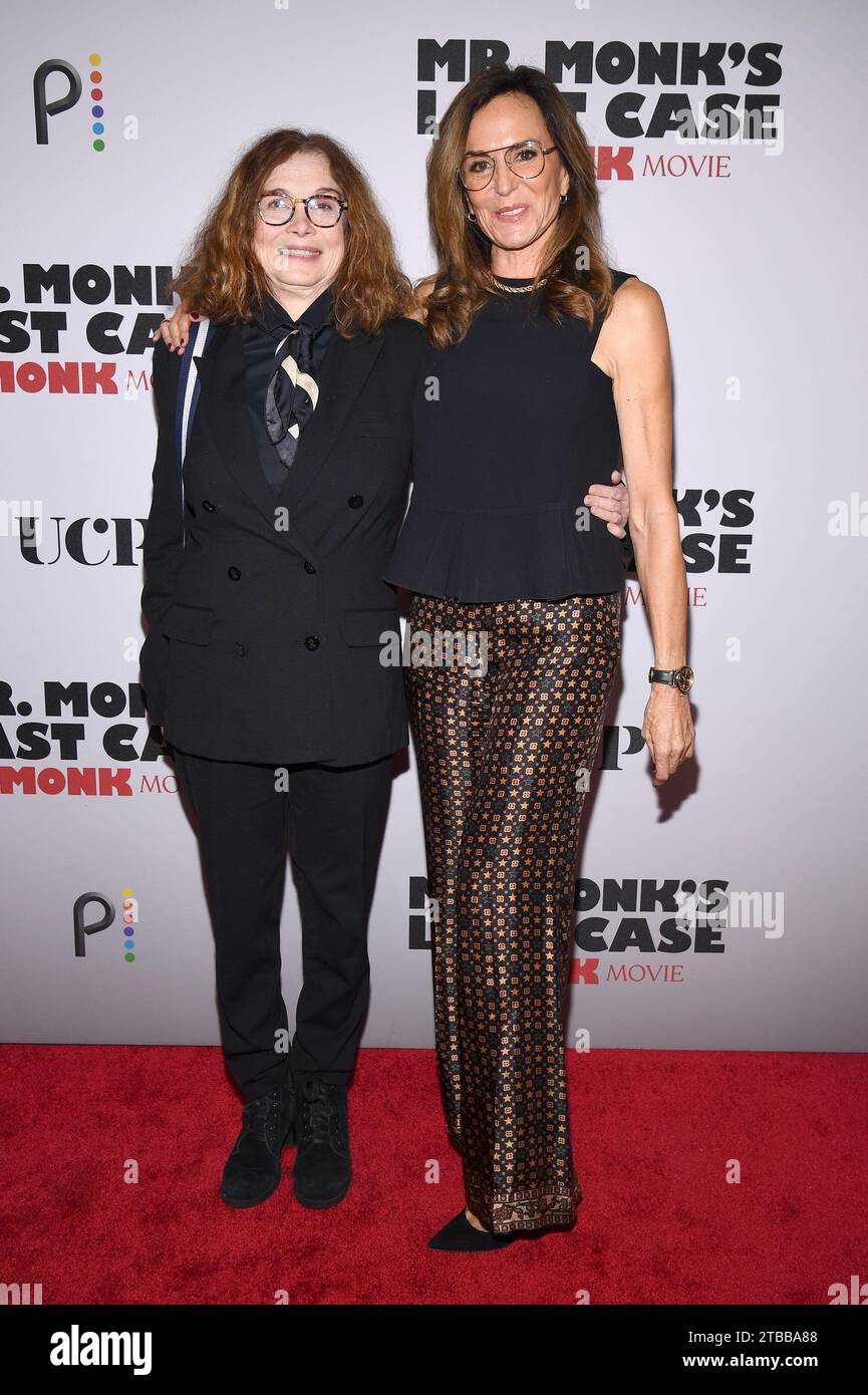 New York, USA. 05th Dec, 2023. (L-R) Melanie Mayron and Polly Draper attend Peacock's 'Mr. Monk ...