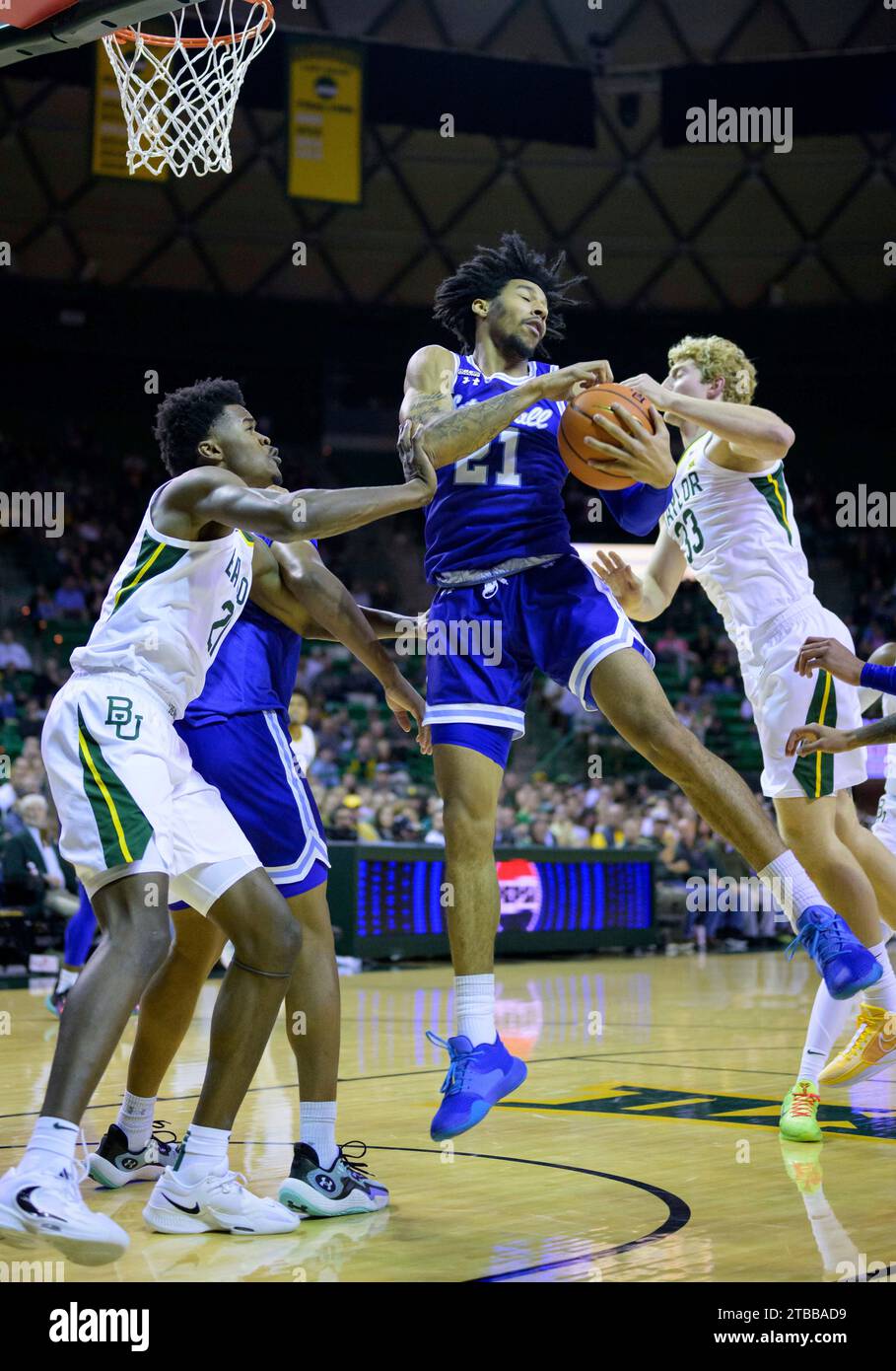 December 5 2023: Seton Hall Pirates guard Isaiah Coleman (21), Baylor ...