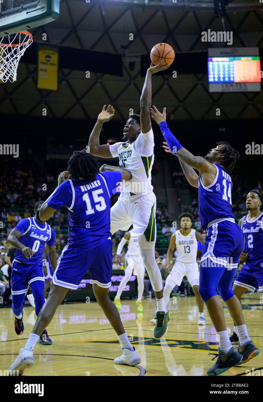 December 5 2023: Baylor Bears forward Josh Ojianwuna (15) shoots the ...